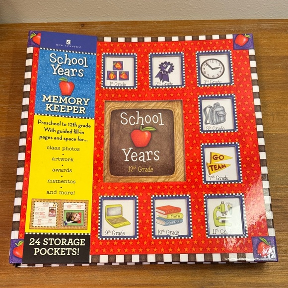 New Seasons | Design | School Years Memories Keeper Scrapbook | Poshmark